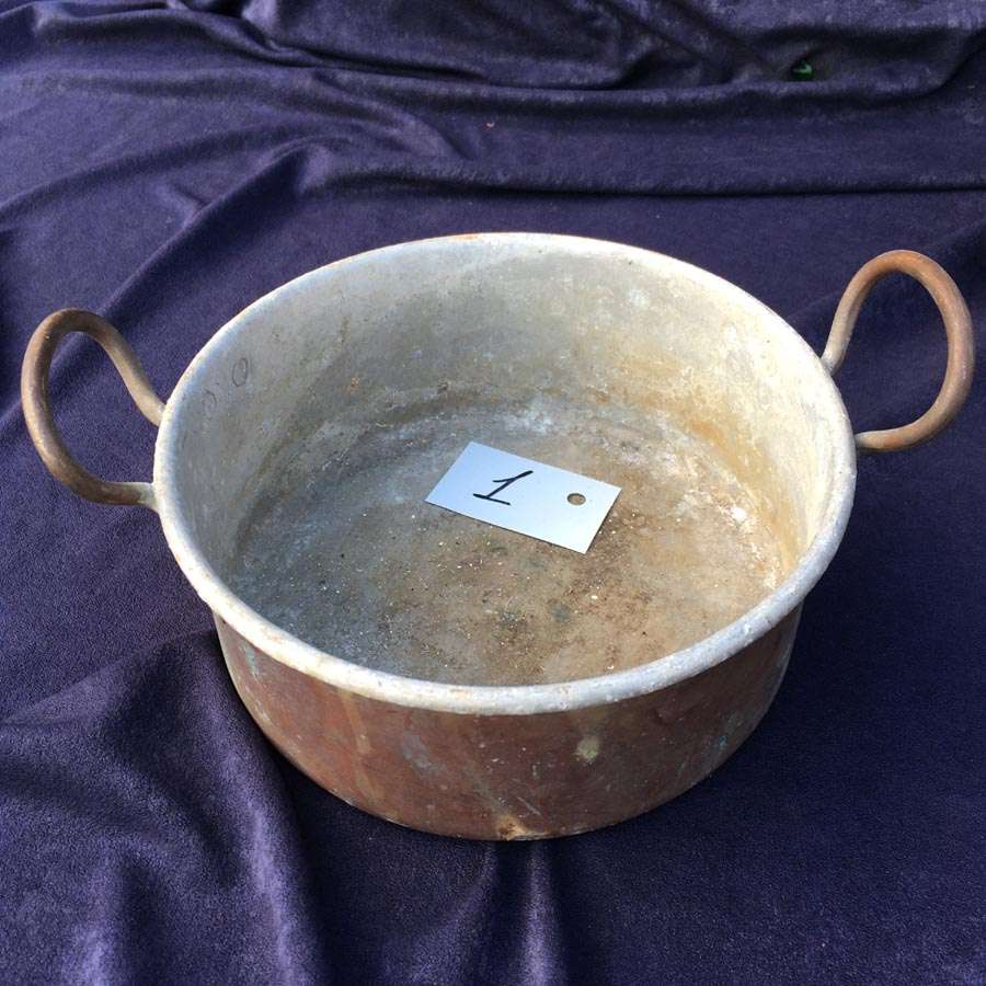 Alte Kupfer Kochtopf, Sautoire Nr. 15 – Bauantik historische ...